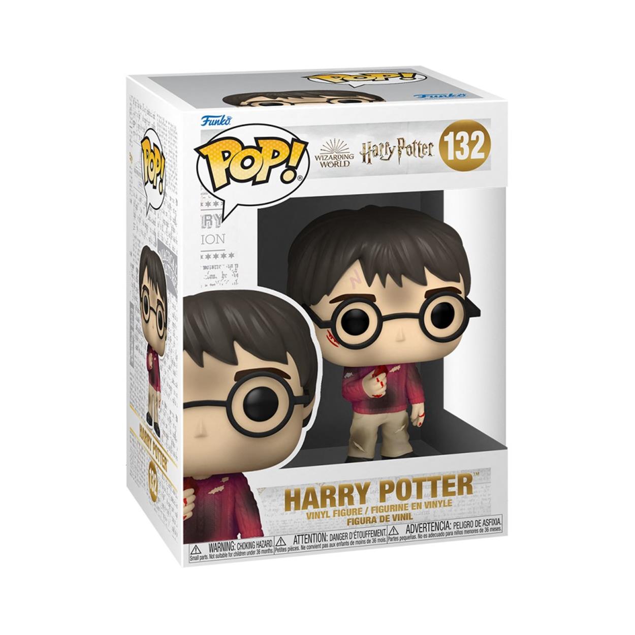 Funko Pop!: Harry Potter - Harry Potter (with The Stone) #132 Vinyl Fi ...