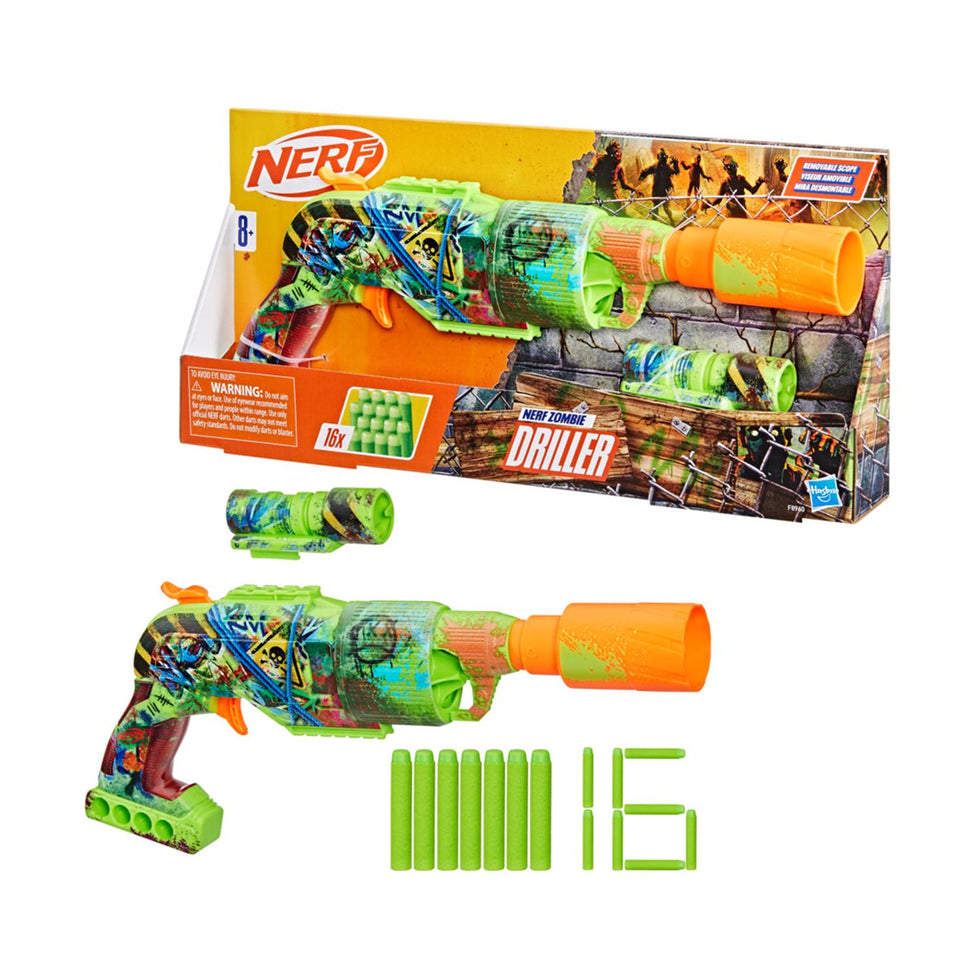Hasbro Nerf: Zombie - Driller (F8960) от Hasbro в Sunday Habit