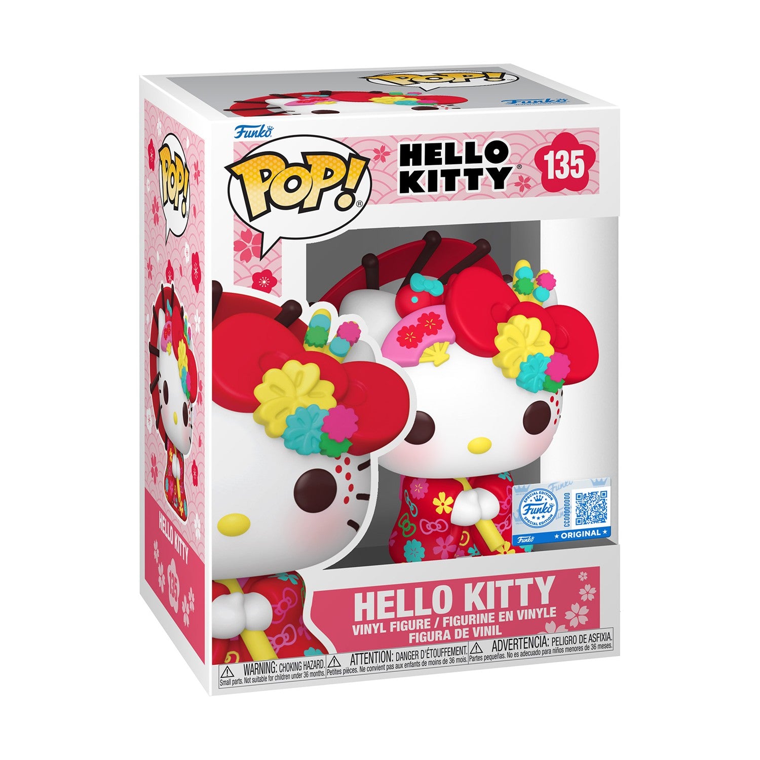 Funko Pop! Sanrio: Hello Kitty (in Kimono) (Special Edition) #135 Vinyl ...